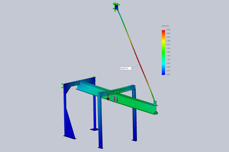 8 Tonne Monorail FEA – Index Engineering